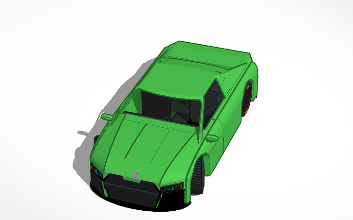 3D design mid engine mustang (FMD) - Tinkercad