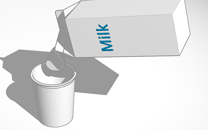3D design Milk | Tinkercad