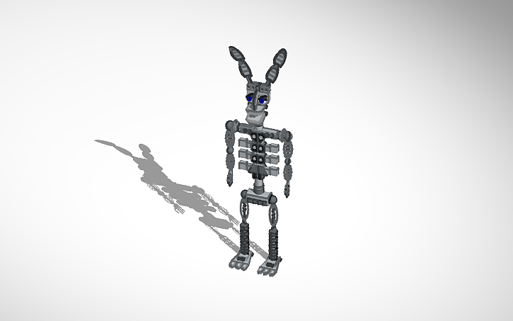 3D design Bonnie's endo skeleton | Tinkercad