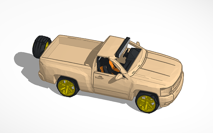3D design Offroad Chevorlet Silverado SUPERTUNE - Tinkercad