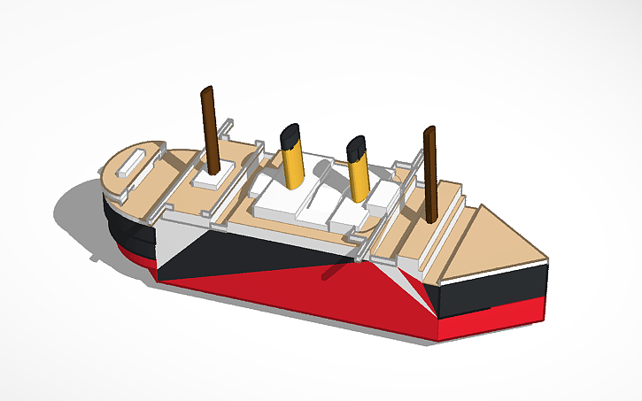 3D design Boat - Tinkercad