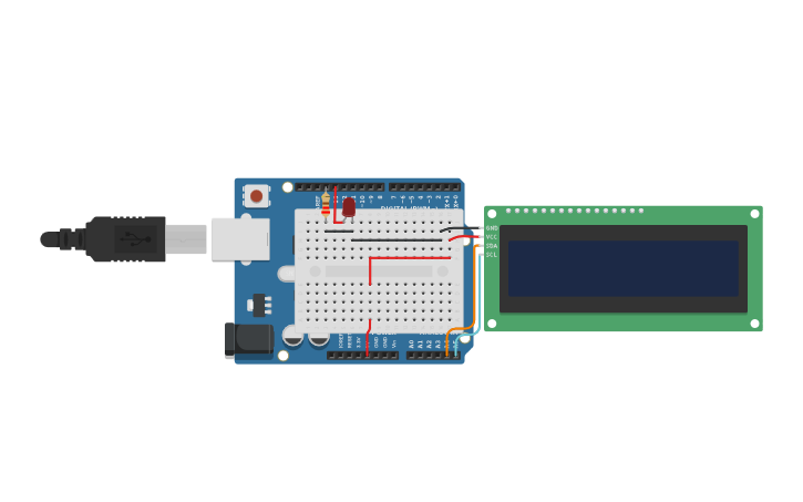 Circuit design Serial-Writer - Tinkercad