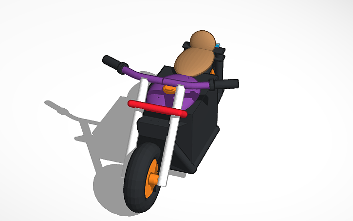 3D design MOTOSİKLET/MOTORCYCLE | Tinkercad