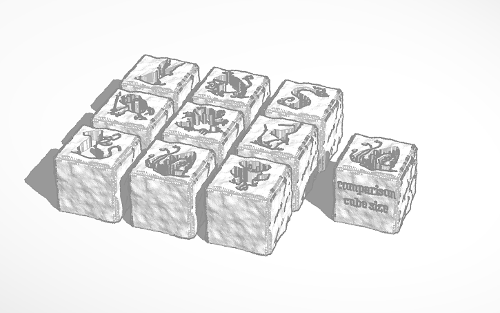 3D design chult rocks - Tinkercad