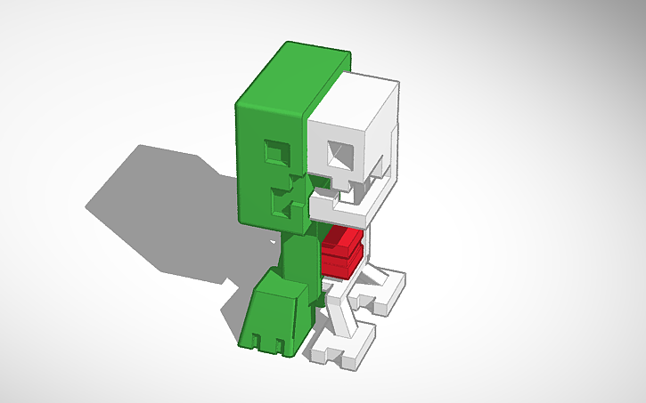 3D design Half creeper | Tinkercad