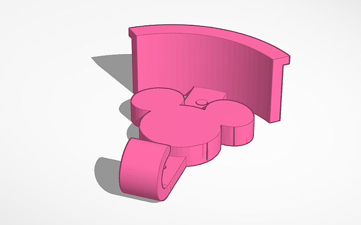 3D design Disney Bag Holder - Tinkercad