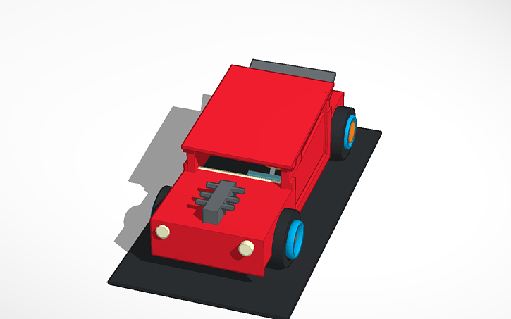 3D design Hot Rod - Tinkercad
