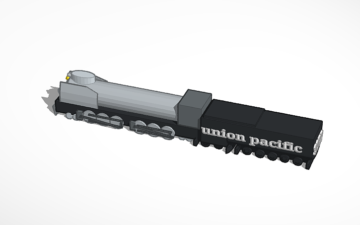 3D design Union Pacific 4-6-6-4 #3977 - Tinkercad