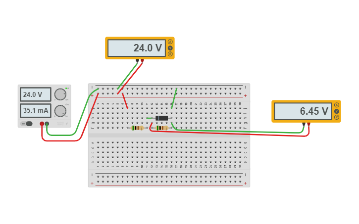 Circuit design Zener Diode as a Voltage Regulator - Tinkercad