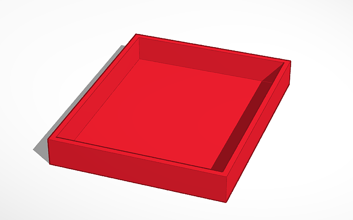 3D design LED crate lid | Tinkercad