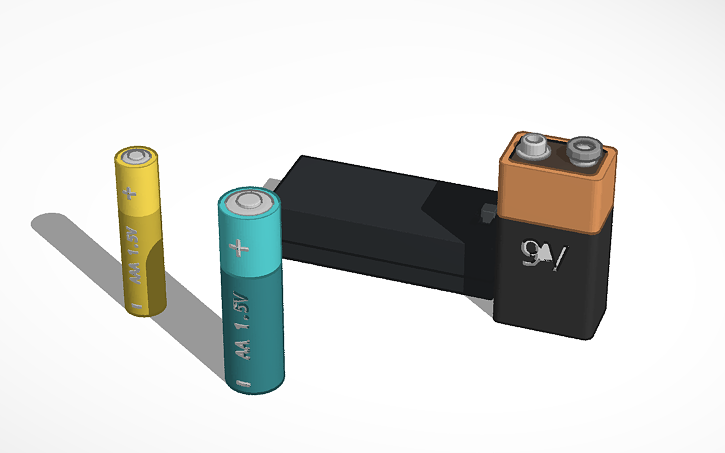 3D design Battery - Tinkercad