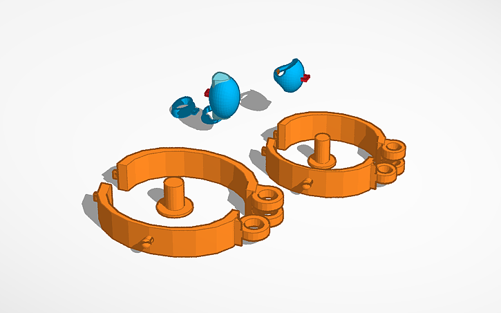 3D design finger thing - Tinkercad