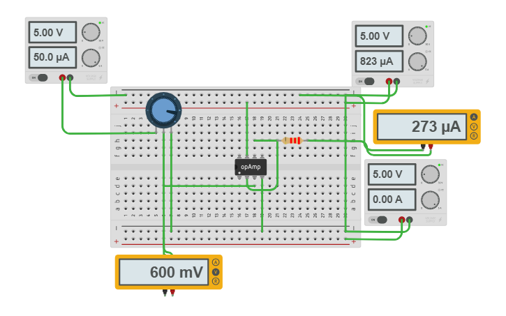 Circuit design VtoC Circuit - Tinkercad