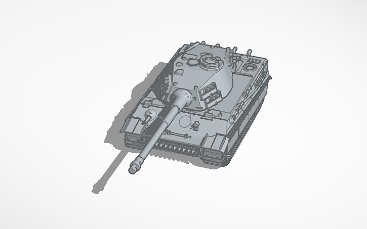 3D design PzKpfw. KönigsTiger Tiger-II Ausf.B - Tinkercad