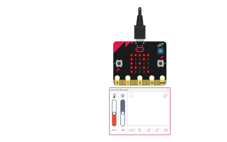 Circuit design Micro:bit - Marco Tetris - Tinkercad