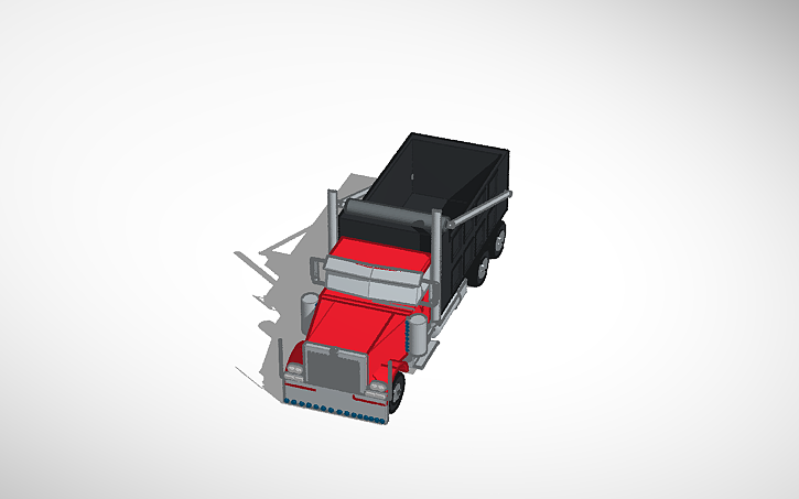 3D design Peterbilt 379 Dump Truck - Tinkercad