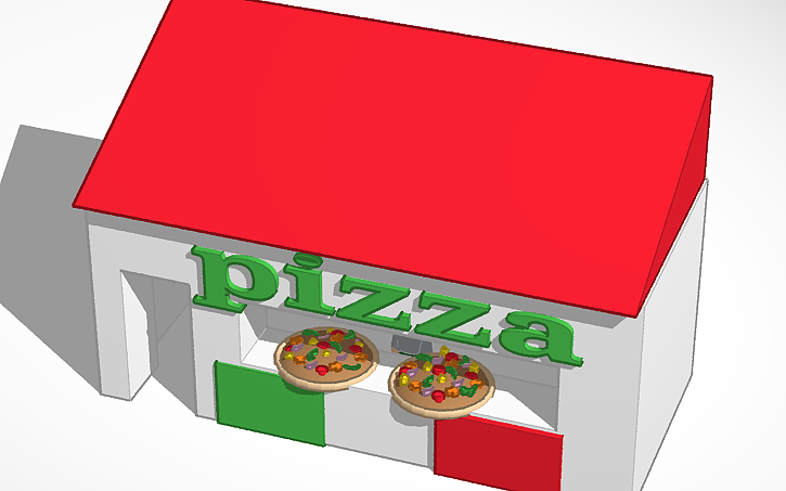 3D design tinkerpizza - Tinkercad