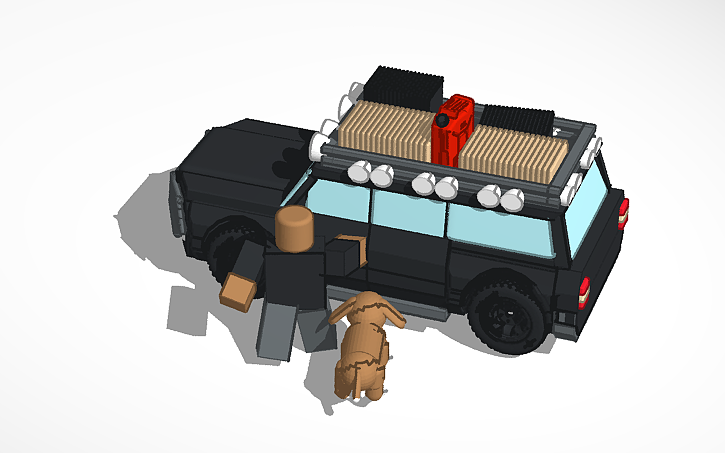 3D design Dr. Neville is trying to open the door of his car!! | Tinkercad