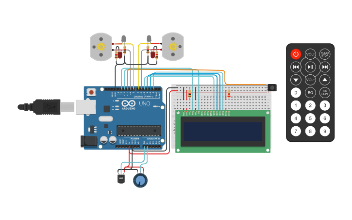 Circuit Design Temp Moisture Rc Robot Tinkercad