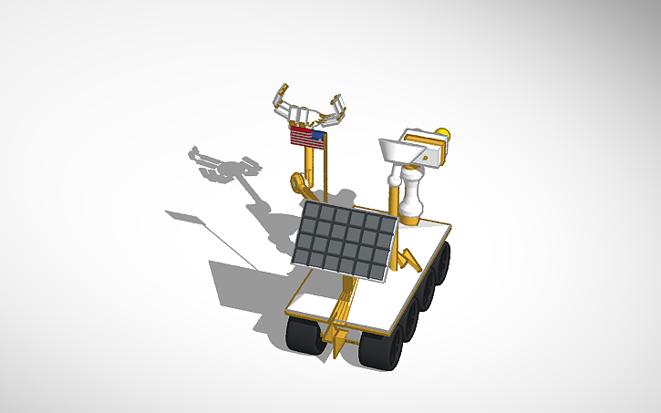 3D design space exploraition rover - Tinkercad