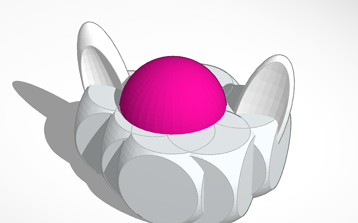 3D design flower - Tinkercad