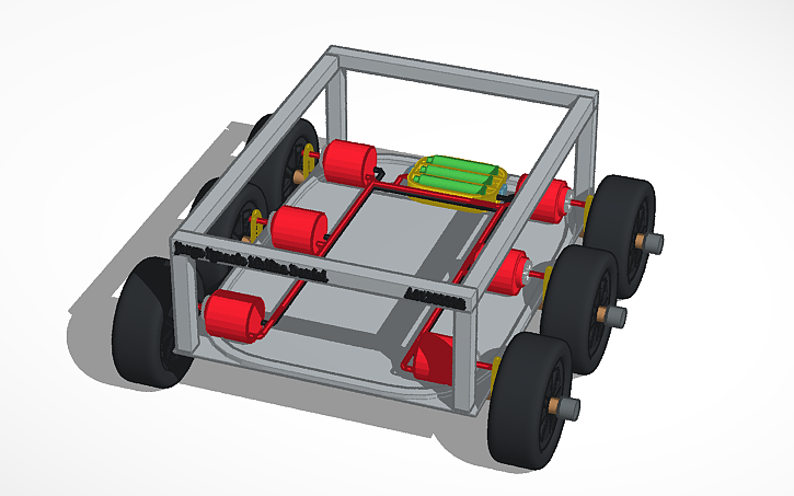 3D design Chassis - Tinkercad