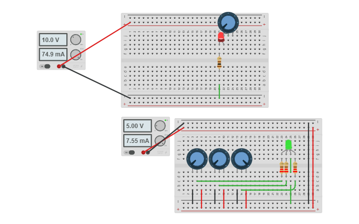 Circuit Design Potentiometers Tinkercad