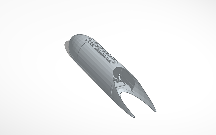 3D design hyperloop_pod_designs_from_tinker_cad_for_printing | Tinkercad