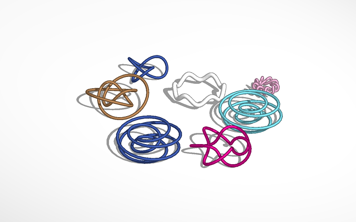 3D design More Knots - Tinkercad