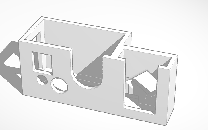 3D design GoPro 2 and FPV Cam Mount (Combined) - Tinkercad