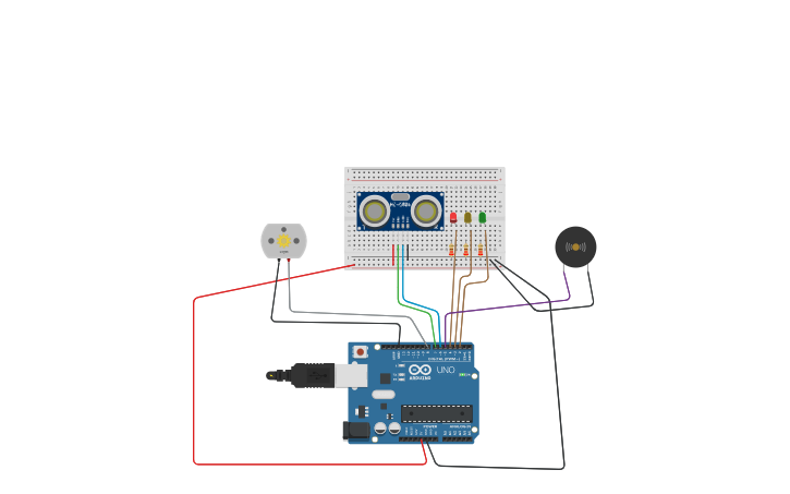 Circuit design COLLISION_AVOIDANCE | Tinkercad