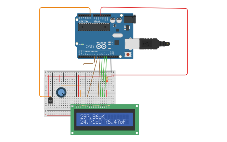 Circuit design FRB-GDS0243-Lector Temperatura | Tinkercad