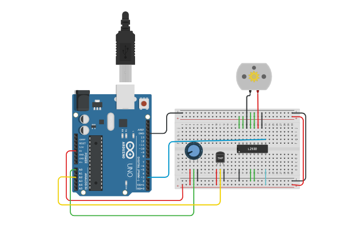 Circuit design Ejercicio - Tinkercad