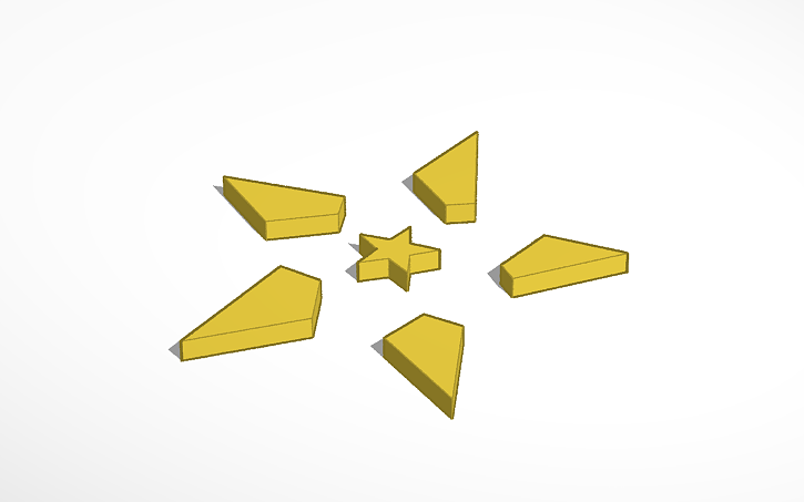 3D design Star - Tinkercad