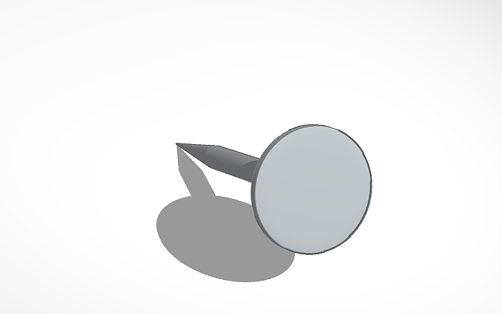 3D design Nail - Tinkercad
