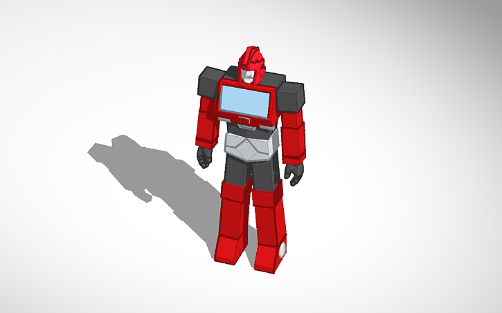 3D design Transformers Ironhide (g1 model) - Tinkercad