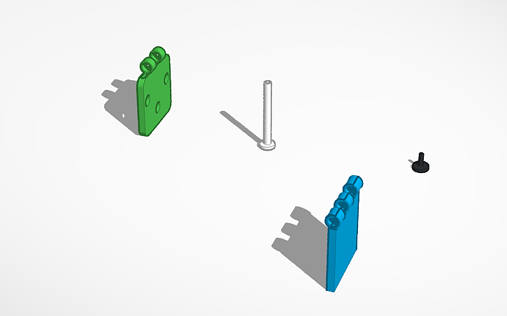3D design hinge - Tinkercad