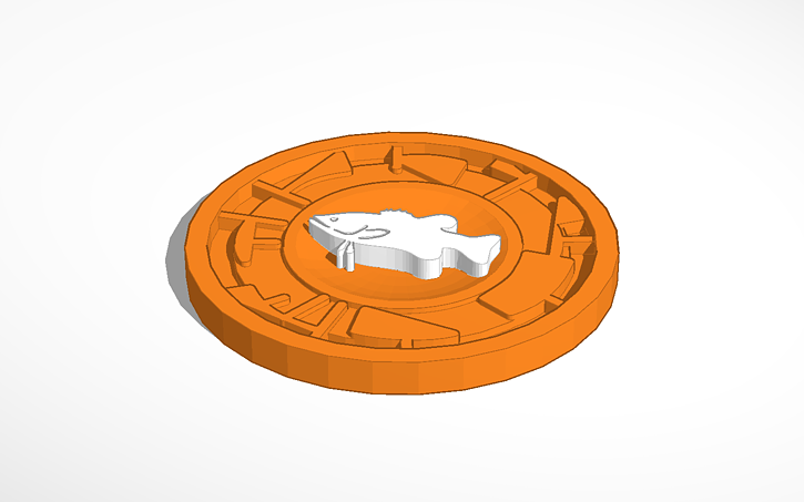 3D design Creature Power Disc - Fish | Tinkercad
