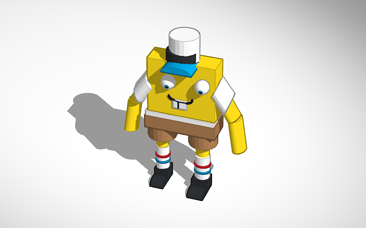 3d Design Spongebob Tinkercad