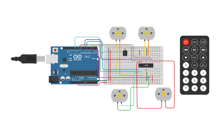 Circuit Design Copy Of Arduino Ir Robot Tinkercad 6831