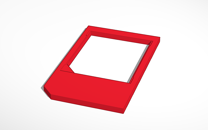 3D design Micro SIM to SIM Card Adapter - Tinkercad