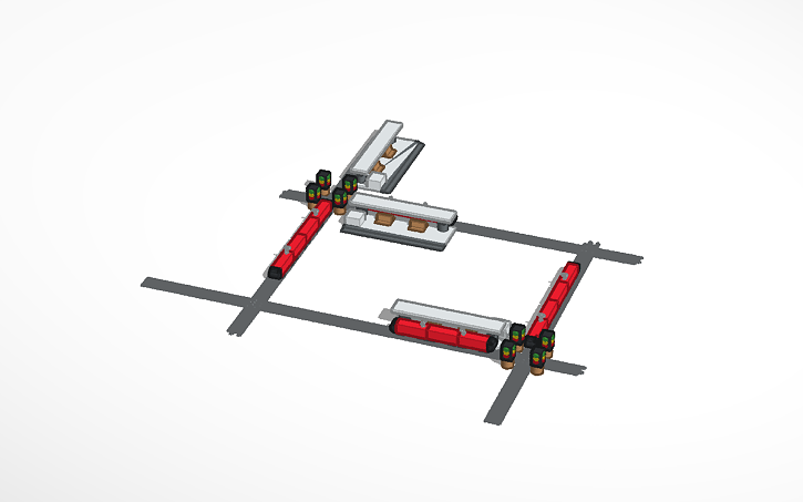 3D design The Tyla-Intersection stations - Tinkercad