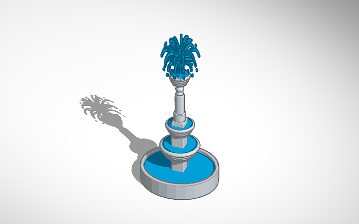3d Design Water Fall Tinkercad