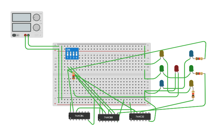 Circuit design Task 3 - Tinkercad