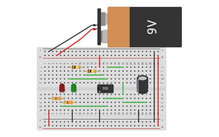 Circuit design semaforo dayana - Tinkercad