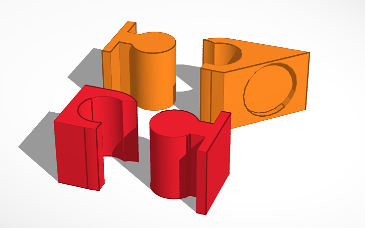 3D design mini Adjustable Mirror - Tinkercad