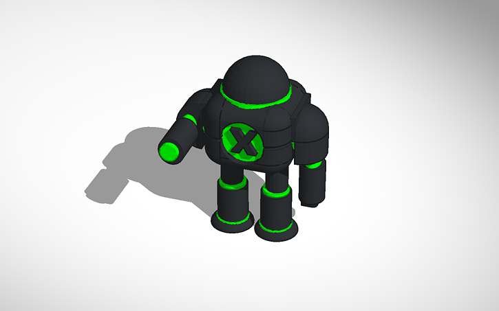 3D design Destroyer Robot | Tinkercad
