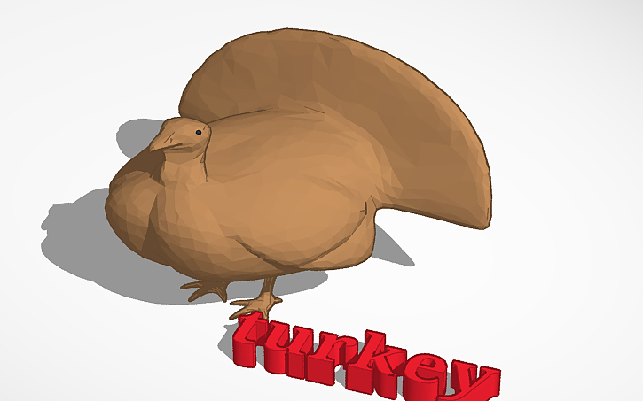 3D design turkey | Tinkercad