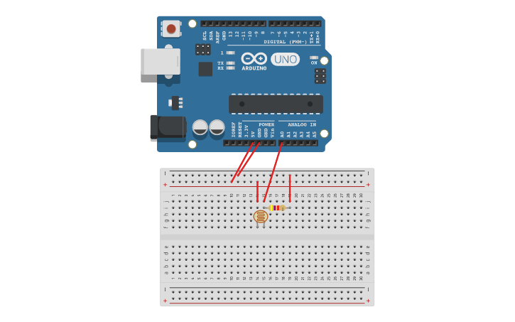 Circuit Design Serial Read Tinkercad