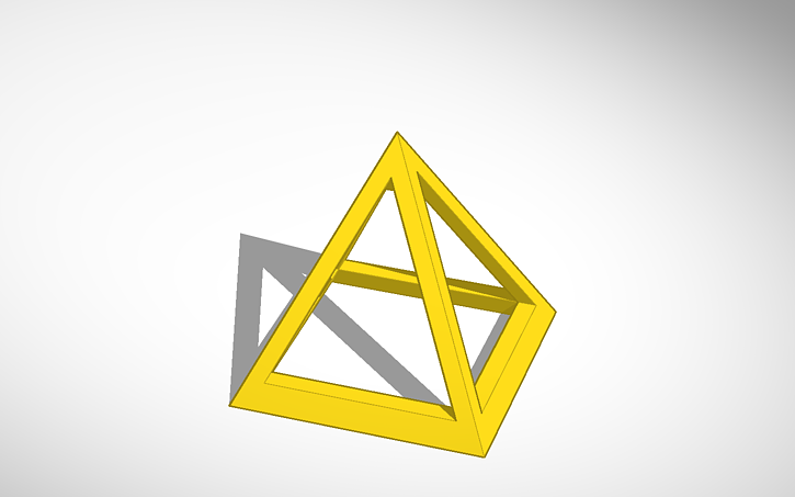 3D design Stackable Painters Pyramid - Tinkercad
